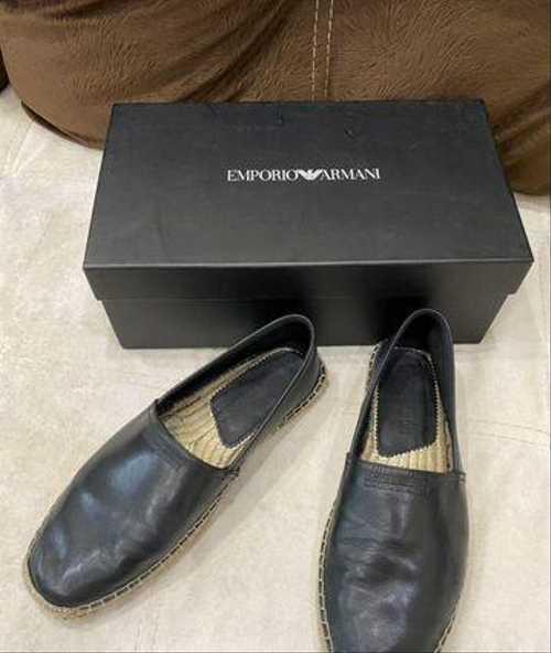 Эспадрильи emporio armani мужские