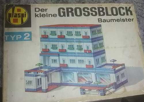 Конструктор дом гдр grossblock Baumeister
