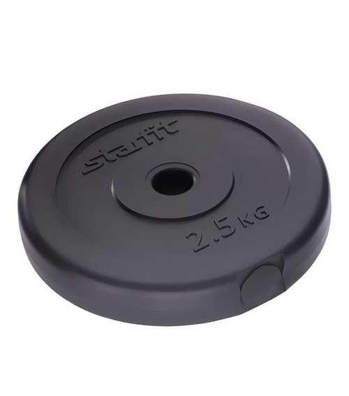 Диск пластиковый BB-203, d26 мм, черный, 2,5 кг