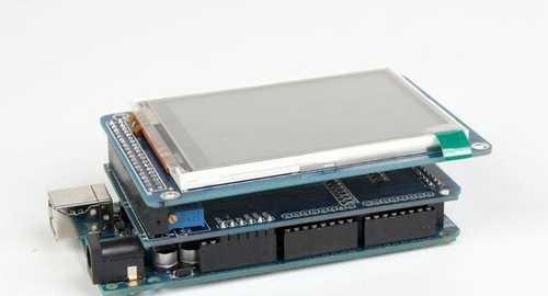 Arduino Mega 2560 + TFT ЖК-дисплей с тачскрин
