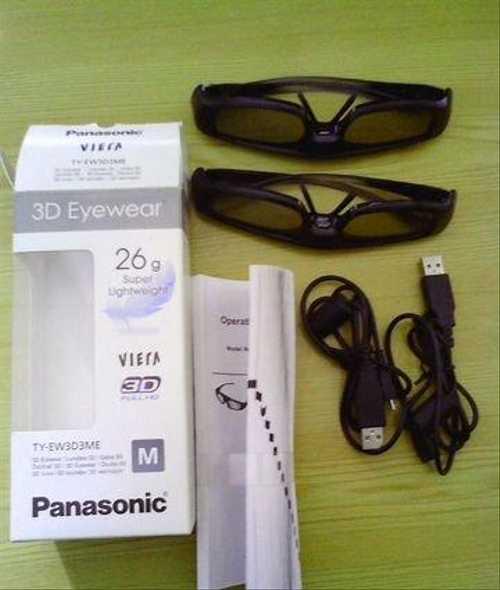 3D очки panasonic TY-EW3D3M для плазмы Panasonic