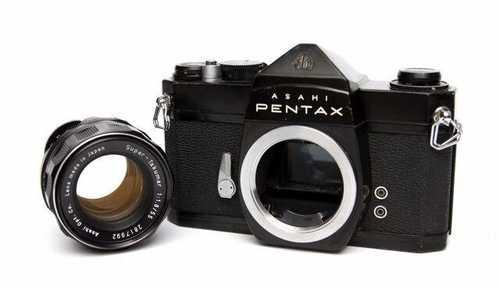 Pentax SL Black + Super Takumar 55mm f1.8