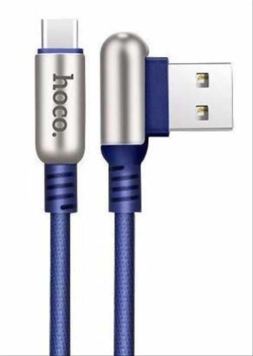 Кабель Hoco U17 Capsule USB - microUSB blue