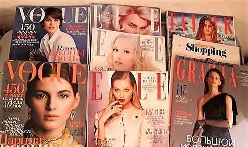 Журналы женские лучшие Vogue,Tatler,Elle,Style от