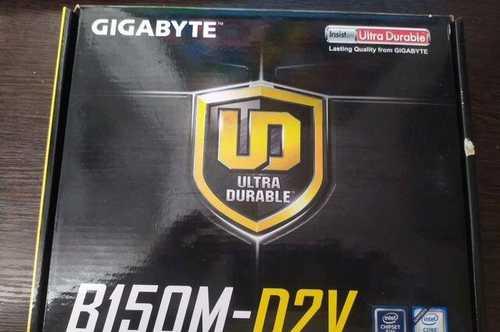 Материнская плата gigabyte GA-B150M-D2V 1155