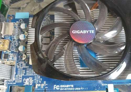 Видеокарта gigabyte r7790-2gd