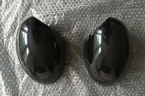 Накладка зеркала черная Mini R55, R56, R57, R60
