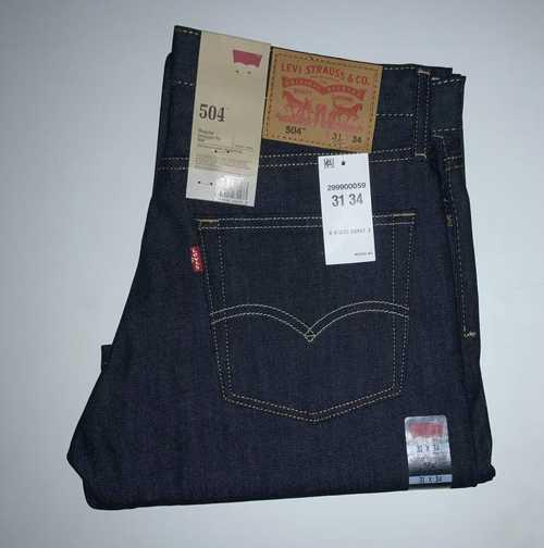 Джинсы Levis 504 Rigid, размер 31х34