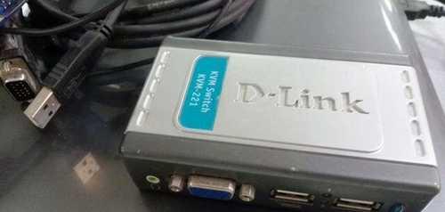 D-Link KVM-221 (VGA, USB и поддержка звука)