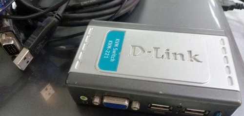 D-Link KVM-221 (VGA, USB и поддержка звука)