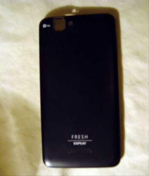 Крышка к телефону Explay Fresh черная