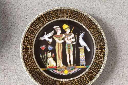 Тарелка декоративная фарфор Египет