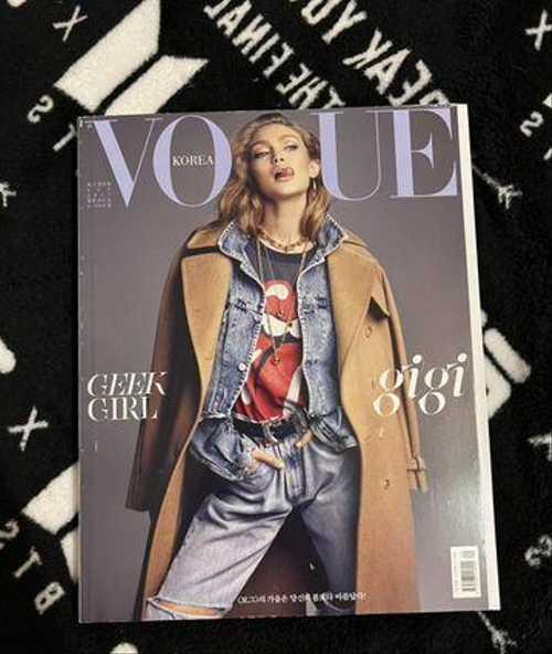 Gigi hadid журнал vogue korea