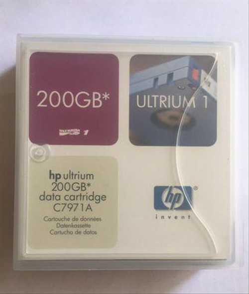 Ленточный накопитель hp ultrium c7971a 200gb