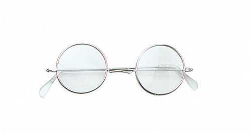 Очки хиппи прозрачные очки Леннона
