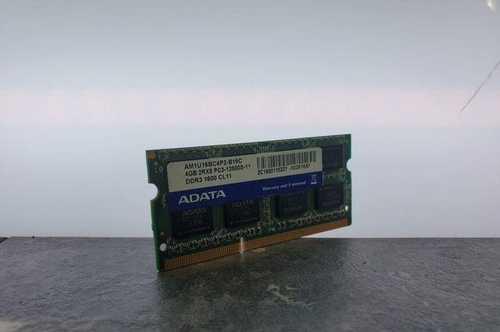 Озу для ноута Adata AM1U16BC4P2-B19C DDR3 4Gb