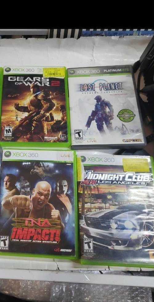 Игры Xbox 360 GOW 2 lost planet TNAimpact midnight