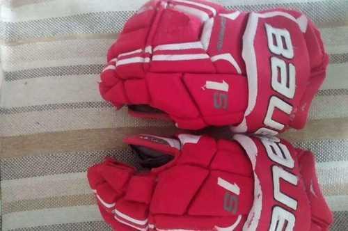 Краги хоккейные bauer 1s