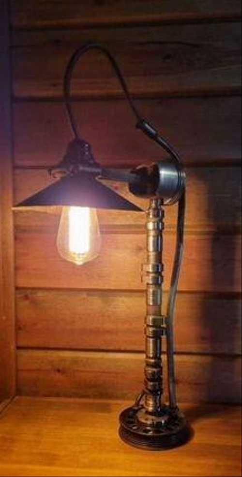 Лампа настольная лофт