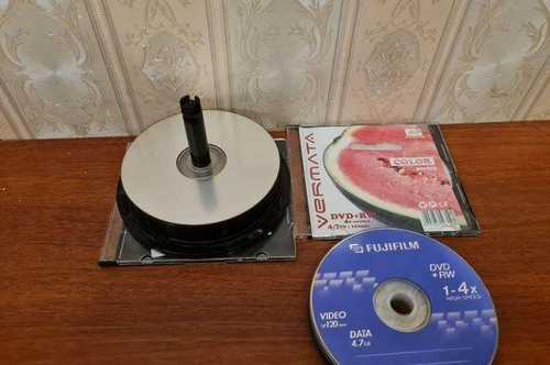 Болванки DVD+RW Verbatim fujifilm 4,7 GB