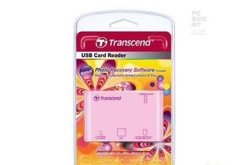 Картридер внешний transcend TS-RDP8R pink