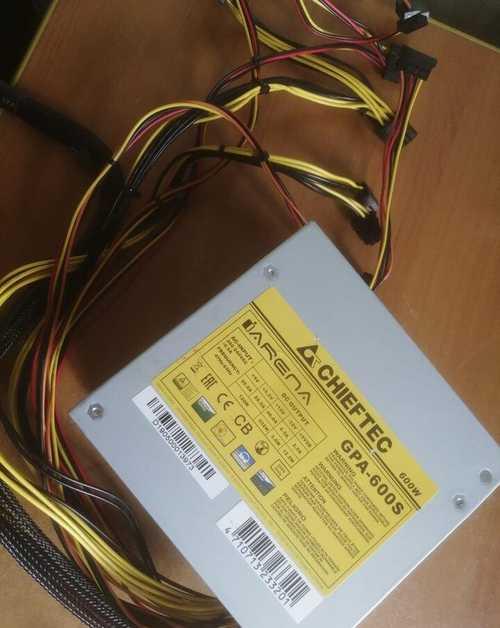 Блок питания chieftec 600w