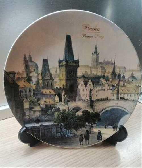 Декоративная тарелка "Старая Прага"