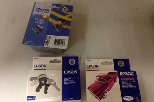 Картриджи Epson струйные просроченные