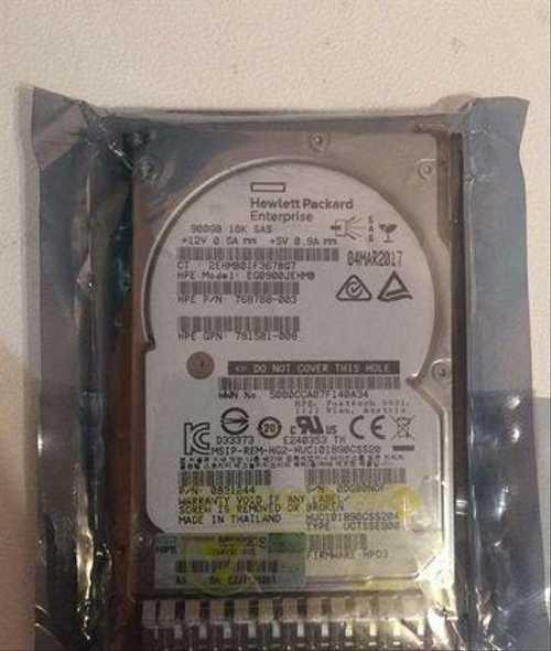 Жесткий диск HP 900Gb 12G 10K SAS EG0900jehmb