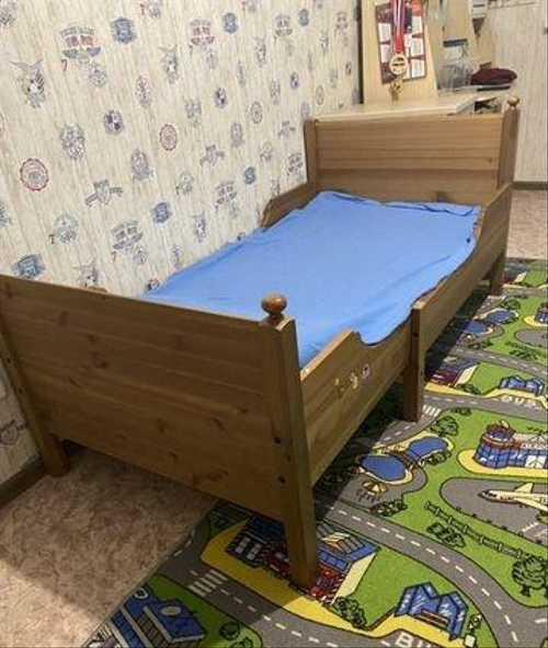 Металлическая детская кровать ikea
