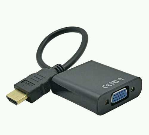 Конвертер видеосигнала hdmi - VGA со звуком