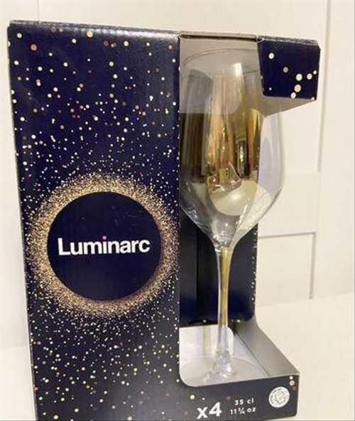 Новый набор бокалов для вина Luminarc 4 шт