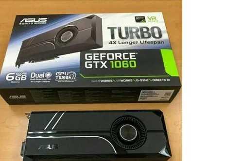 Видеокарта asus Turbo GeForce GTX 1060 6GB