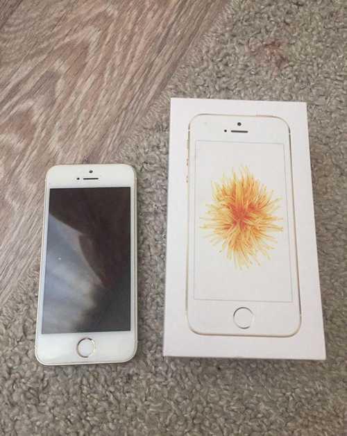 Телефон iPhone SE, Gold, 32GB