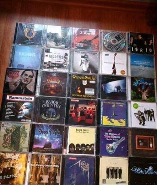 CD диски рок поп