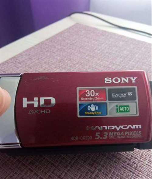 Видеокамера sony hdr cx 200e