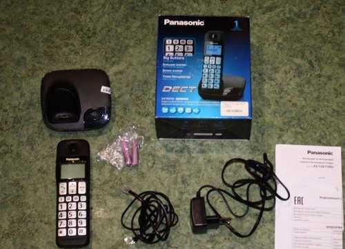 Радиотелефон Panasonic KX-TGE110RUB