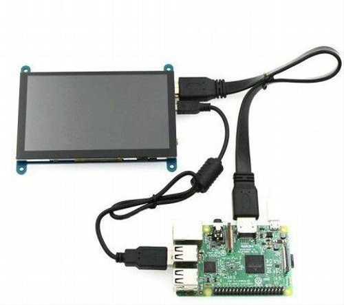 Экран Raspberry Pi 5" 800 * 480 hdmi сенсорный