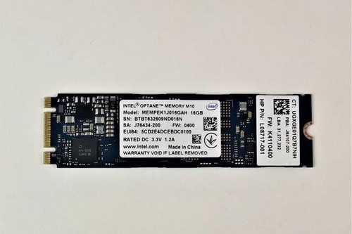 SSD Intel Optane Memory 16G