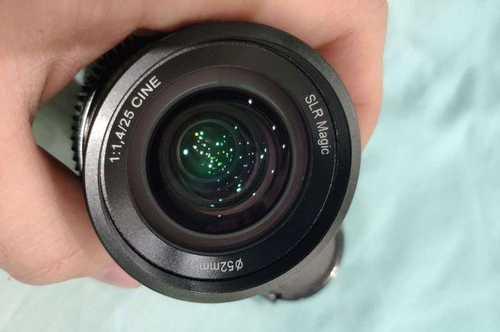 SLR Magic Cine 25mm f1.4 Lens (Sony E-Mount)