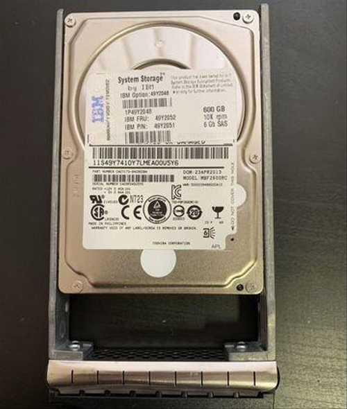 Жесткий диск 49Y2048 IBM lenovo 600GB 10000RPM SAS