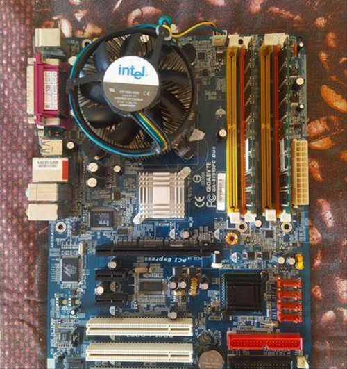 Материнская плата сокет 775 ga-8i915pc duo, ddr1 1