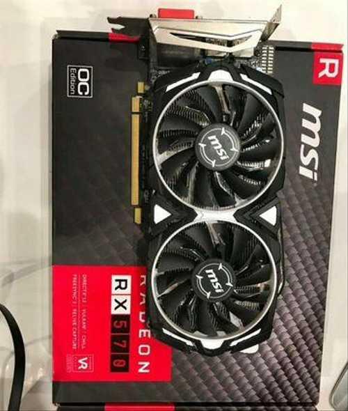 Обмен MSI Radeon RX 570 armor OC 8 гб на rtx3050