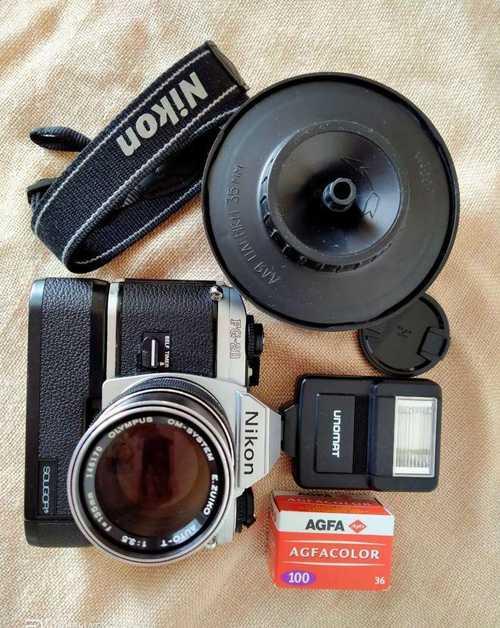 Nikon FG-20 с Olympus 135 mm