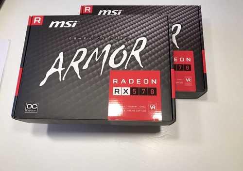 Видеокарты MSI RX 570 8 Gb