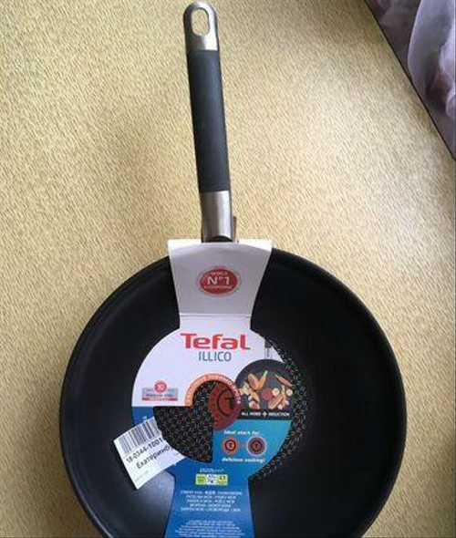 Сковорода вок Tefal Illico 28см новая