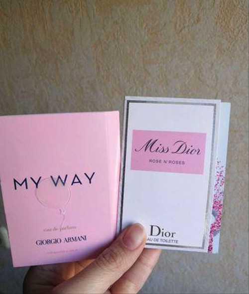 Пробники miss dior, my way