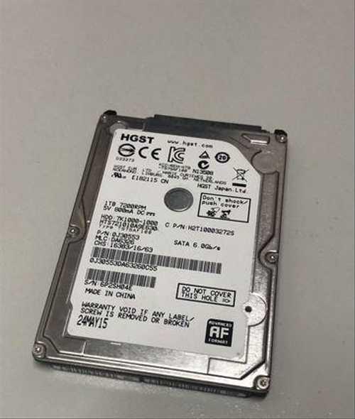 HDD 2,5" hgst Travelstar 7K1000 1 Тб