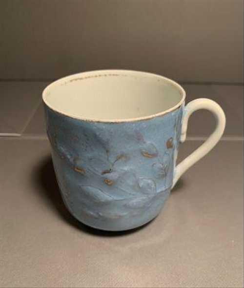 Чашка кофейная Кузнецов синяяя