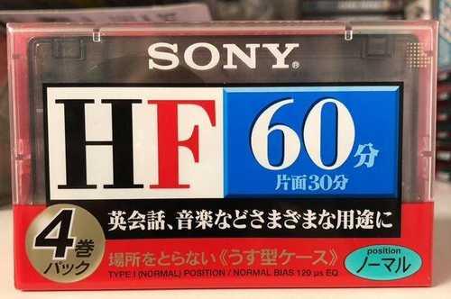 Компакт кассета sony HF60 4 pack